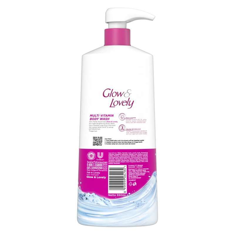 Promo Glow And Lovely Brightening Bodywash With Multivitamin And ...