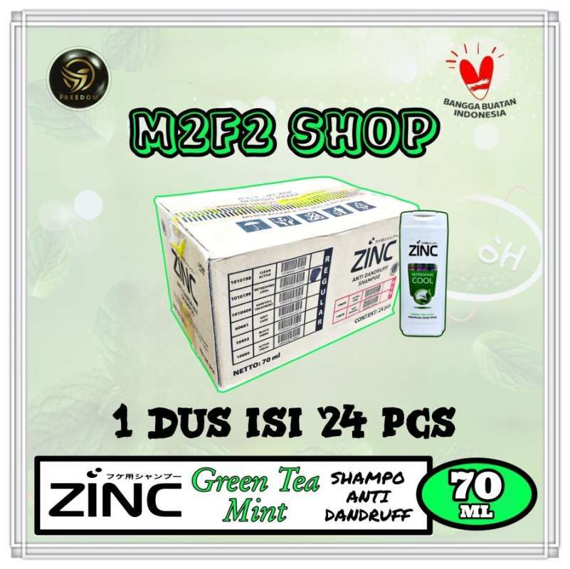 Promo Shampoo Zinc Anti Dandruff | Ketombe Botol Pet - 70 Ml (kemasan ...