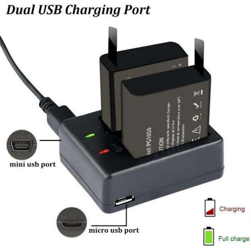 Jual Akaso Battery Kit For Brave 7 & 7 Le - Brave 7 Le Di Seller ...