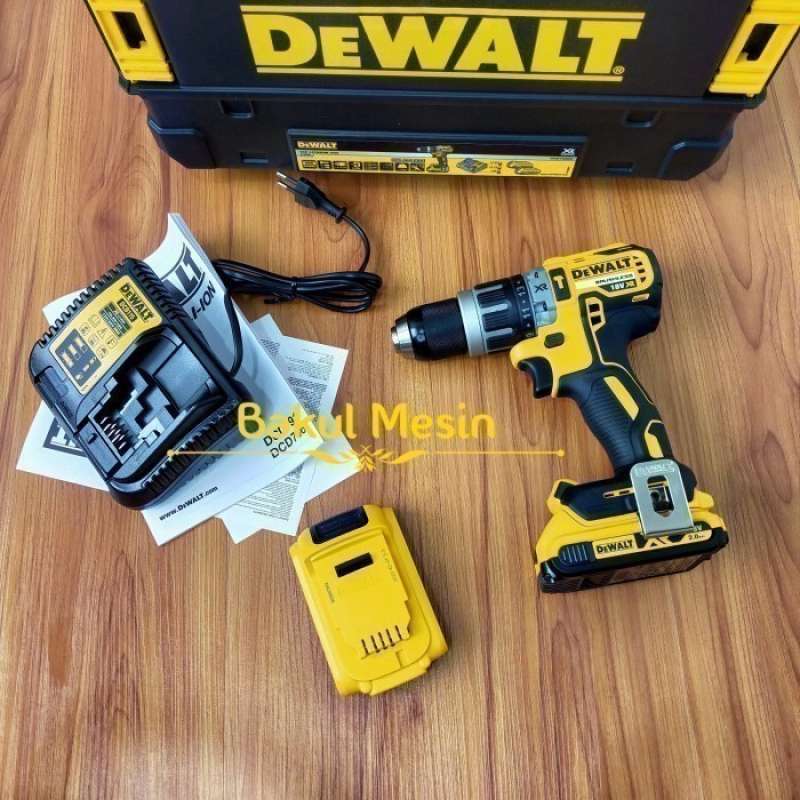 Promo Dewalt Dcd796 Cordless Bor Baterai Tembok 18V Dcd796D2 Diskon 23% ...