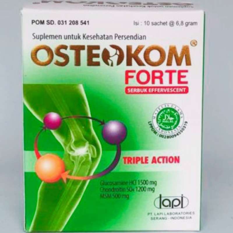 Jual Osteokom Forte - Suplemen Kesehan Sendi - Triple Action Isi ...