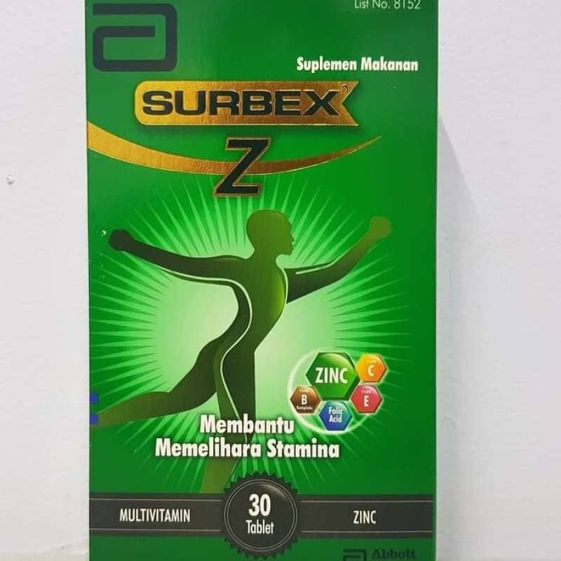 Promo SURBEX Z BOX 30 TABLET MULTIVITAMIN VITAMIN ZINC / SUPLEMEN ...