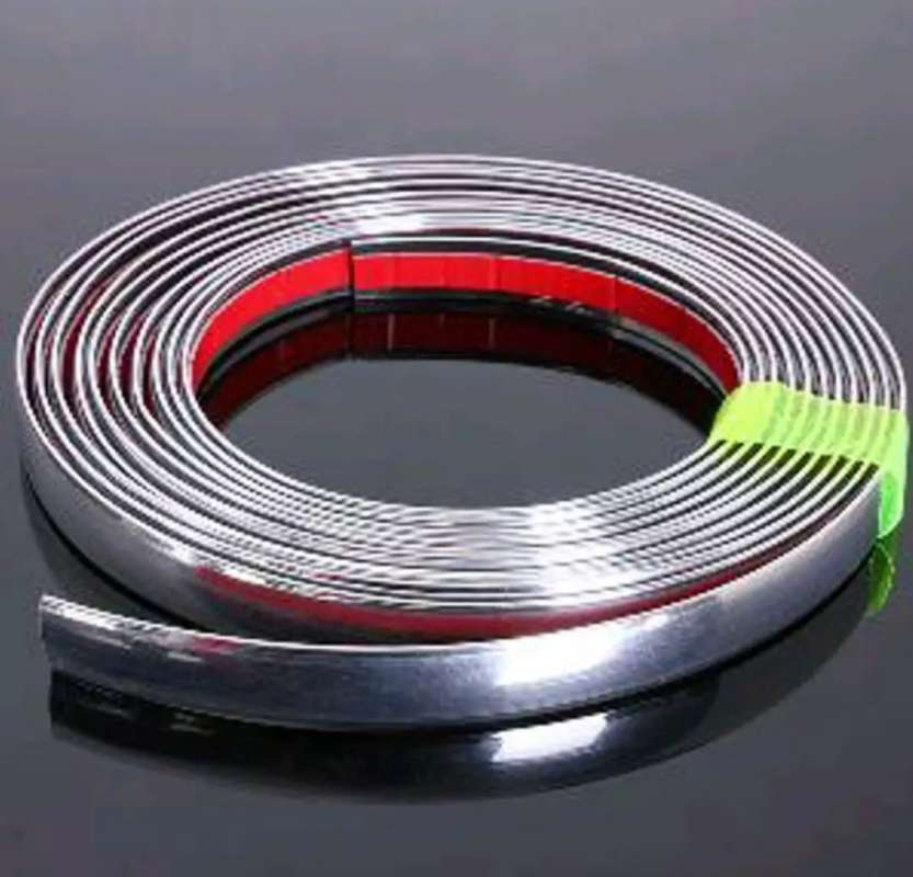 Jual LIS MOLDING CHROME MOBIL UNIVERSAL 8 10 12 mm di Seller Lembaran ...