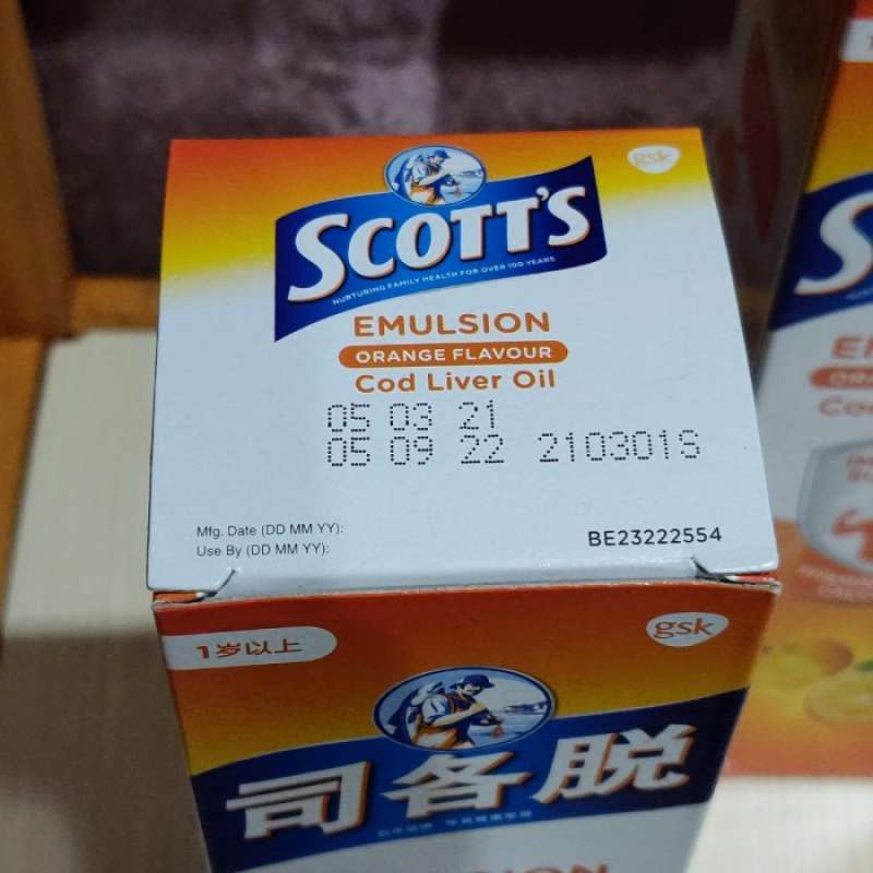 Jual Scott's Emulsion Orange Flavour Singapore Di Seller Nur Nur Toko ...