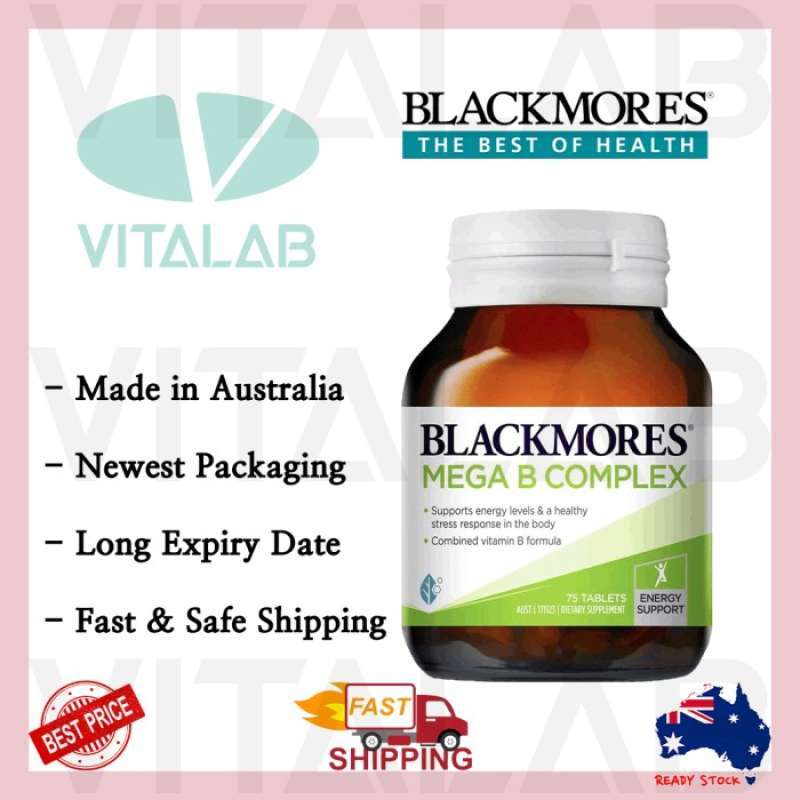 Promo BLACKMORES MEGA B COMPLEX 75 (AUSTRALIA) Diskon 33% di Seller Nur ...