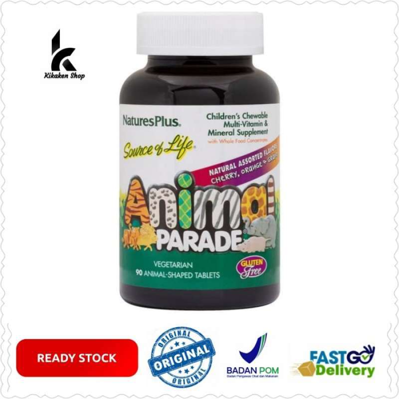 Promo NATURES PLUS NATURE'S PLUS ANIMAL PARADE 90 TABLET MULTIVITAMIN ...