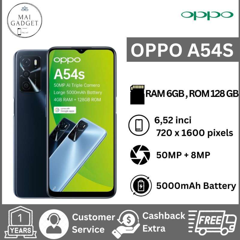 Jual Oppo A54s Ram 6/128 Gb Garansi 1 Tahun Di Seller Maigadget ...