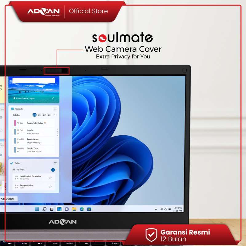 Jual Advan Laptop Notebook Soulmate 14 Inch Ram 4/256gb Dos - Blue Di ...