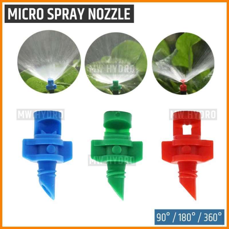 Jual Micro Jet Sprayer Nozzle - Aeroponik / Hidroponik / Irigasi - 360 ...