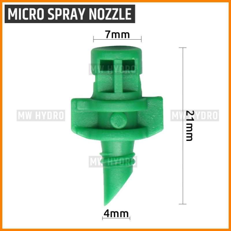 Jual Micro Jet Sprayer Nozzle - Aeroponik / Hidroponik / Irigasi - 360 ...