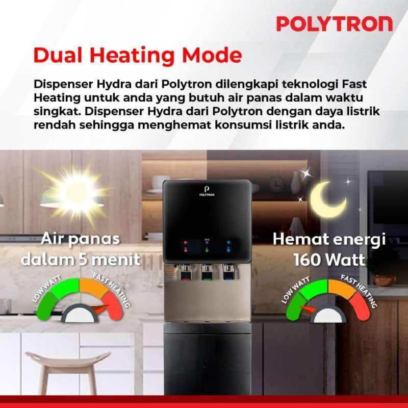 Promo Polytron Pwc 778 Lx/lv Dispenser Galon Bawah Kompresor Hydra ...