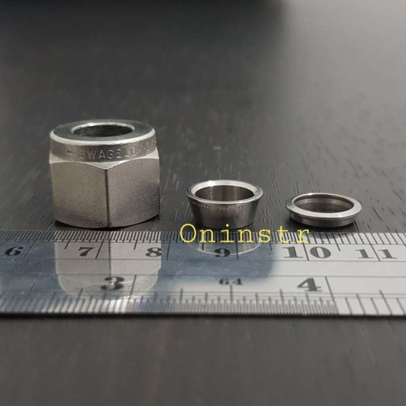 Promo Nut Ferrule Set 3/8 Od Swagelok Ss-600-Nfset Diskon 23% di Seller ...