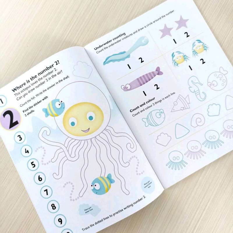 Promo First Time Learning Counting 1 To 10 For Ages 3+ Preschool Diskon ...