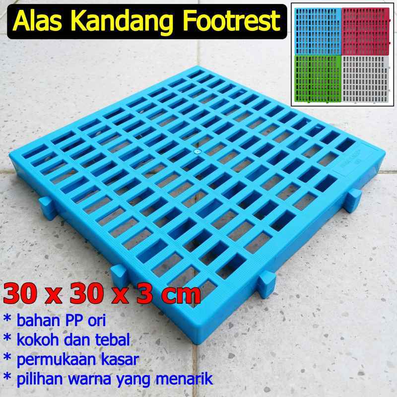 Jual Alas Kandang Palet Plastik Tatakan Kandang Footrest Futari 30 X 30 X 3 Cm - Peach Di Seller ...