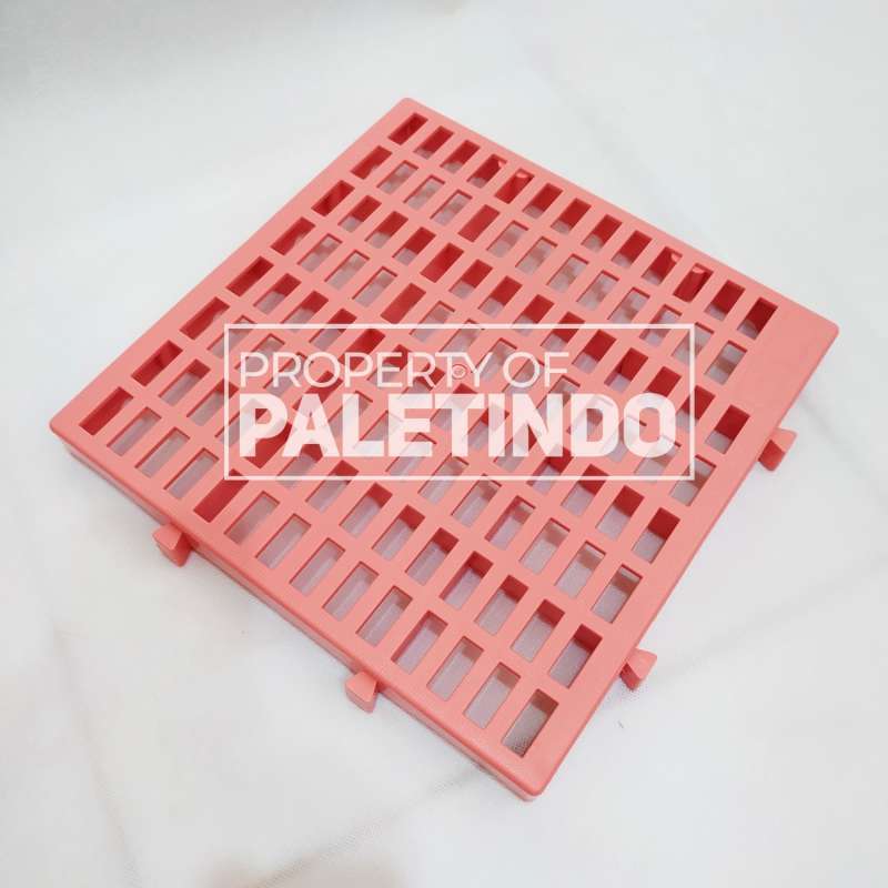 Jual Alas Kandang Palet Plastik Tatakan Kandang Footrest Futari 30 X 30 X 3 Cm - Peach Di Seller ...