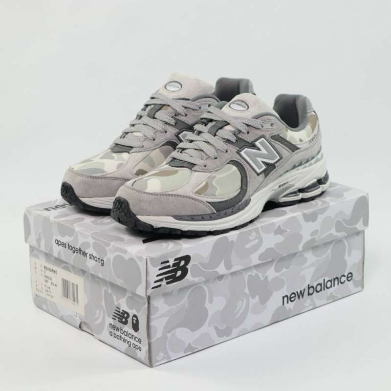 Jual Sepatu New Balance Ml2002r X A Bathing Ape Bape Grey Camo Di ...