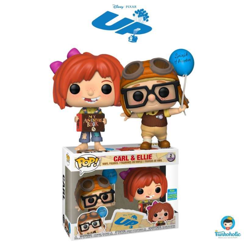 Promo Funko POP! Disney Up - Young Carl & Ellie (2-Pack) [SDCC Exclusive] Diskon 2% di Seller ...