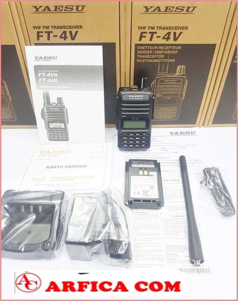Jual Jual Ht Yaesu Ft-4v Vhf Yaesu Ft4v Yaesu Ft 4v Original Resmi Vhf ...