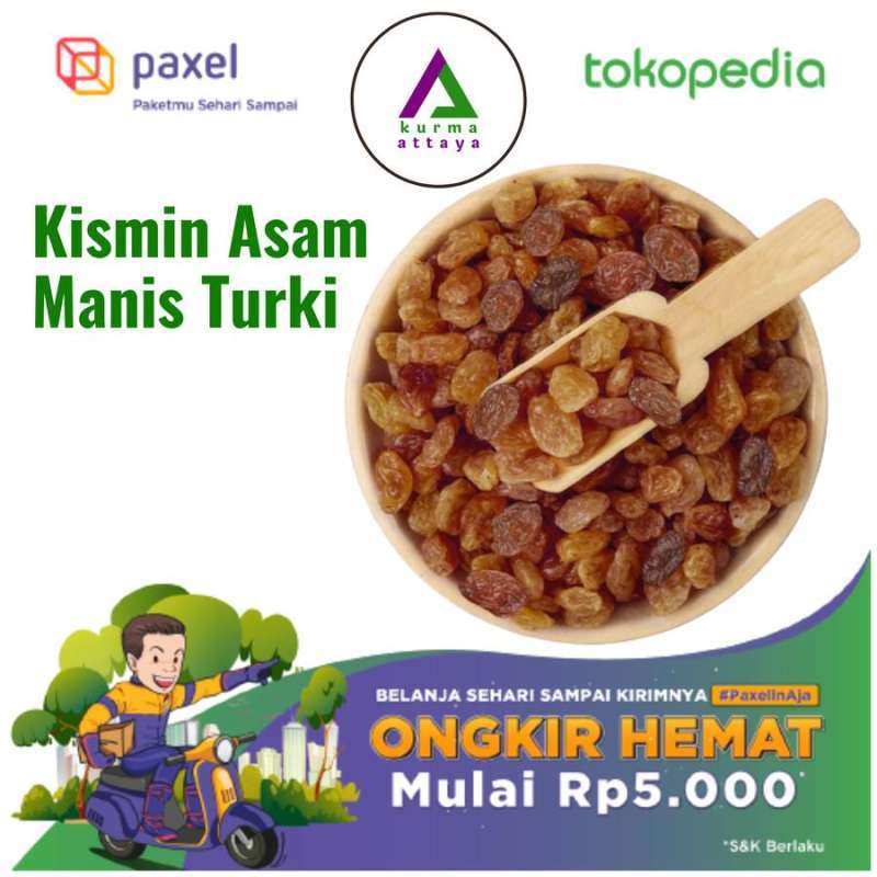 Jual KIsmis Anggur Raisin Kering Camilan Sehat 100gr di Seller Sunnah ...