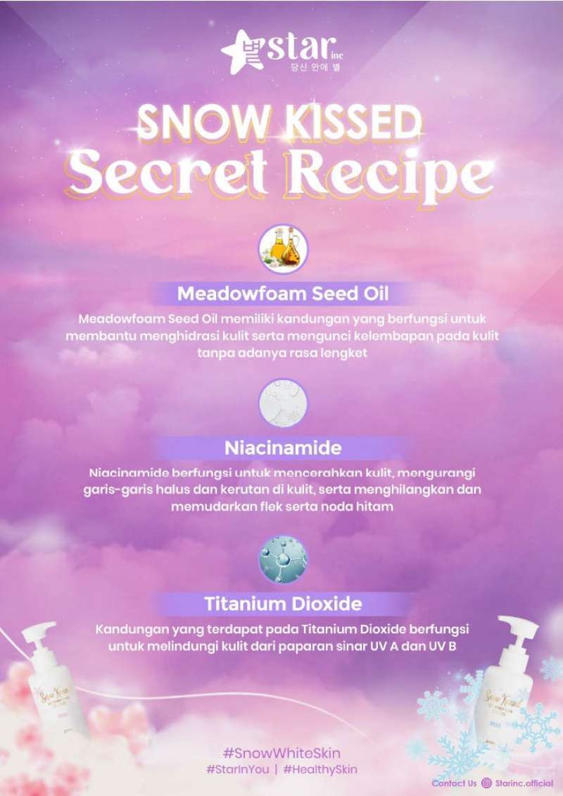 Jual Starinc Snow Kissed Instant Tone Up Body Serum 230 Gr Di Seller ...
