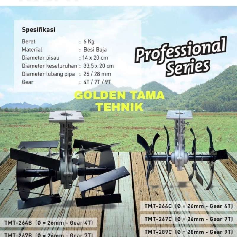 Jual Mini Tiller Head TASCO TMT 264B Alat Bajak Tanah Tasco di Seller ...