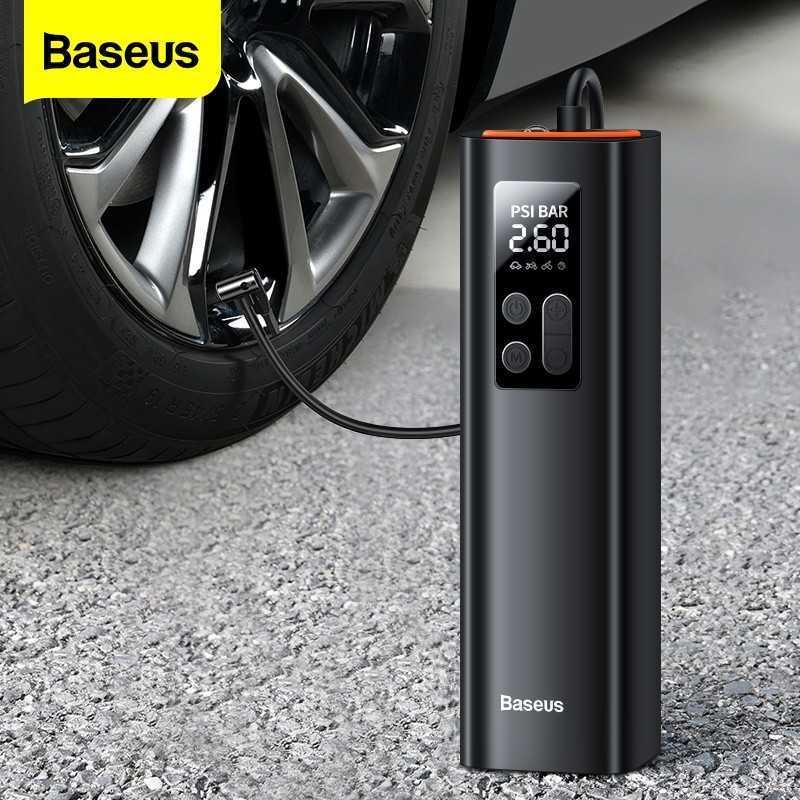 Jual Baseus Pompa Angin Ban Portable Mobil Elektrik Mini Inflator Air ...