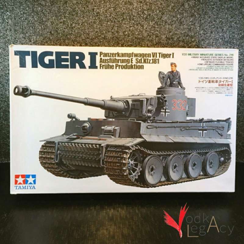 Promo Tamiya 1/35 Military German Tank Tiger I Early Production Model ...