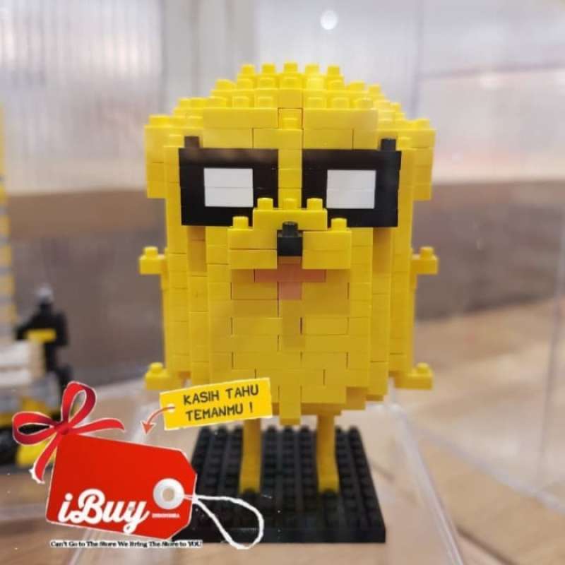 Promo Miniso Jake The Dog Adventure Time Lego Micro Particle Bricks ...
