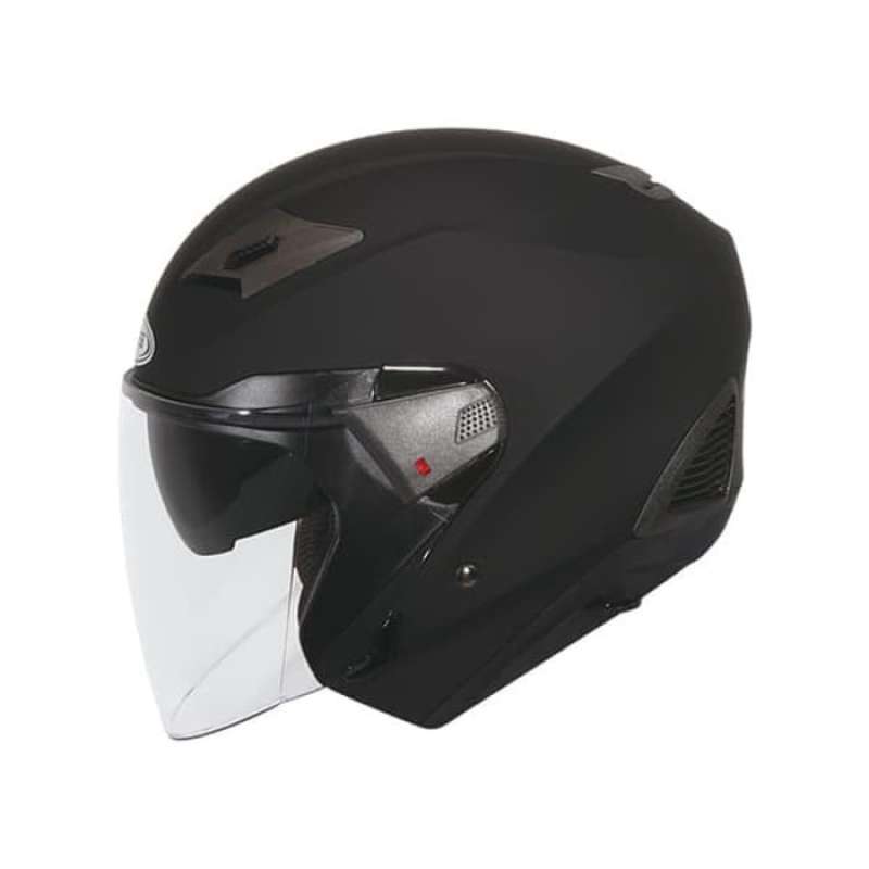 Jual Zeus 611 Matt Black | Helm Half Face | Helm Harian | Zeus Matt ...