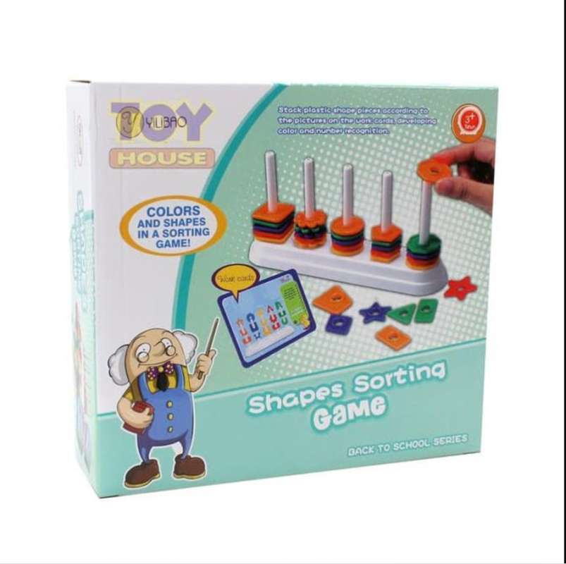 Jual Mainan Edukasi Montessori Shapes Sorting Game di Seller Theona ...