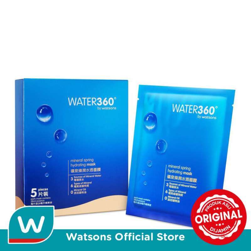 Jual Water 360 By Watsons Mineral Spring Hair Mask 1s Di Seller Watsons ...