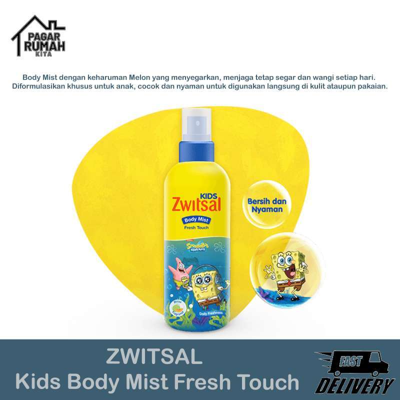 Jual ZWITSAL Kids Body Mist Fresh Touch [100 mL] di Seller PAGAR RUMAH ...