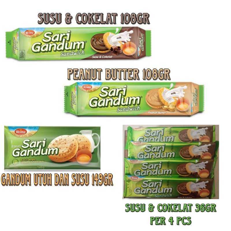 Jual roma biskuit sandwich sari gandum / VARIAN di Seller Mega utama ...