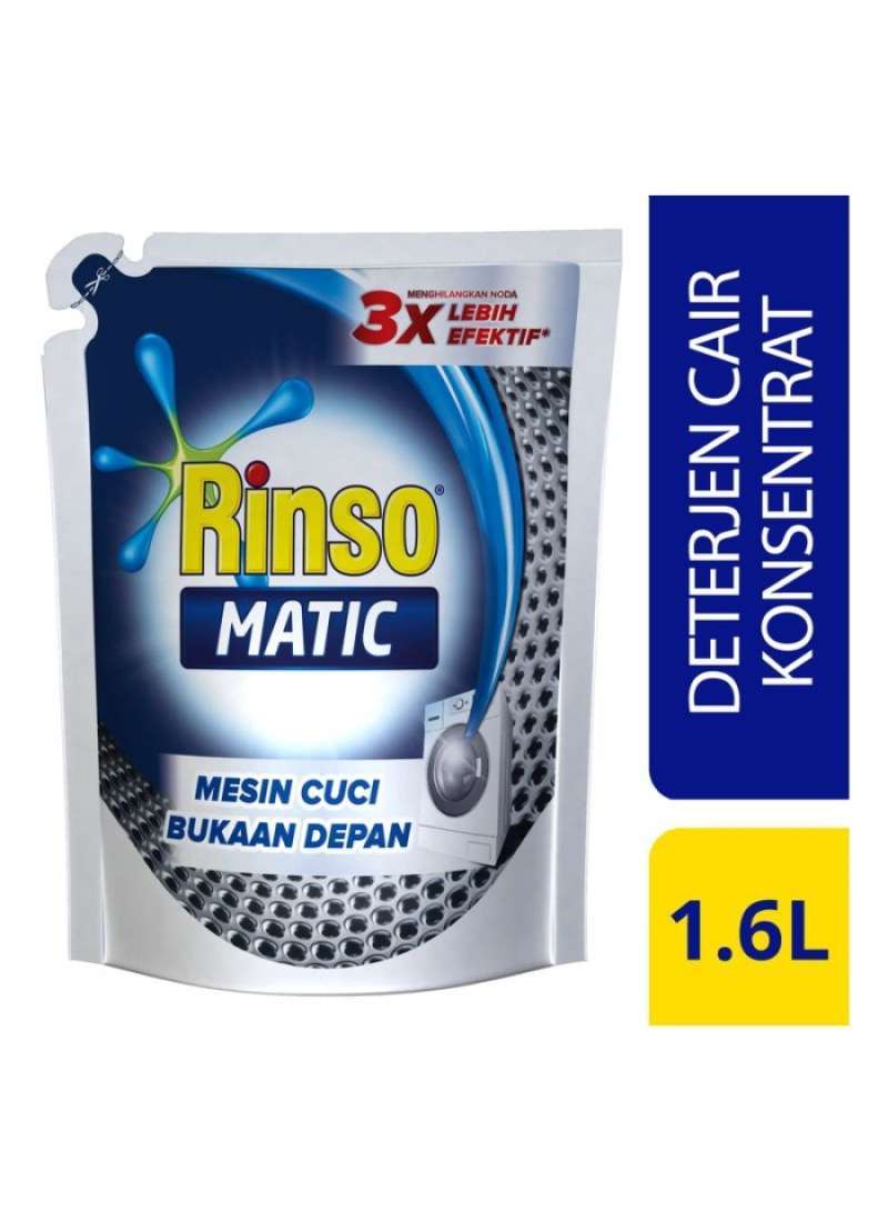 Jual Rinso Matic Deterjen Cair 1,65 Liter - 1 Dus (isi 6 Pcs) Di Seller ...