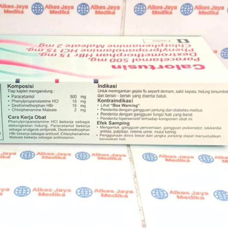 Jual Calortusin Box Isi 10 Strip @10 Tablet - Obat Batuk & Pilek di ...