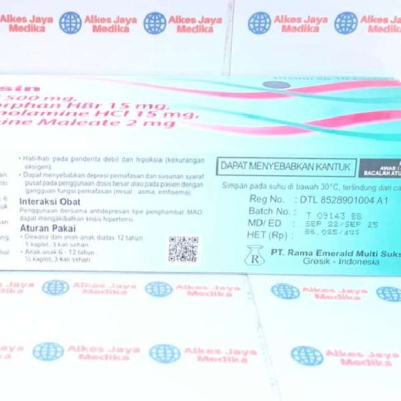 Jual Calortusin Box Isi 10 Strip @10 Tablet - Obat Batuk & Pilek di ...