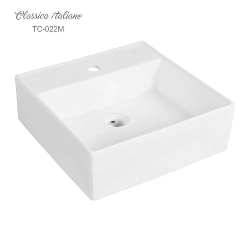 Jual Wastafel cuci tangan Classica Italiano TC-022M keramik kotak ...