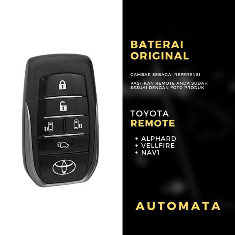 Jual Baterai Remote Toyota Alphard Vellfire Original Panasonic di ...