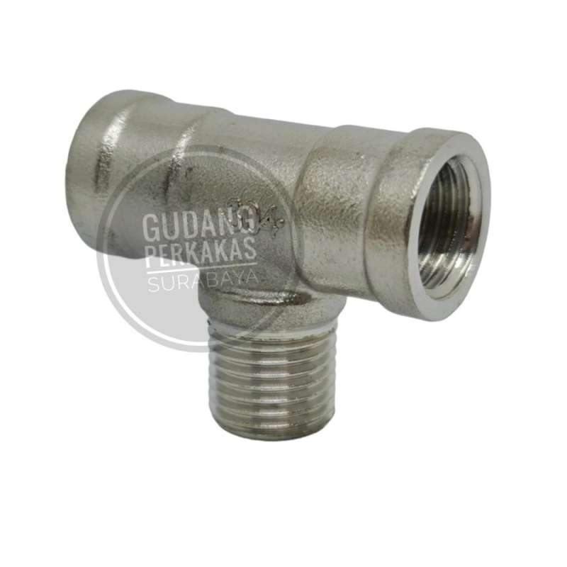 Jual T Connector Fxmxf Sus304 Sambungan Pipa Stainless Ss304 Tee ...