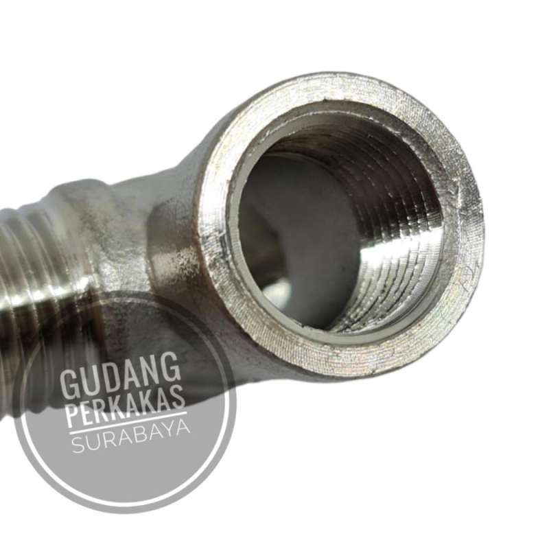 Jual T Connector Fxmxf Sus304 Sambungan Pipa Stainless Ss304 Tee Konektor - Size 3/8 Di Seller ...