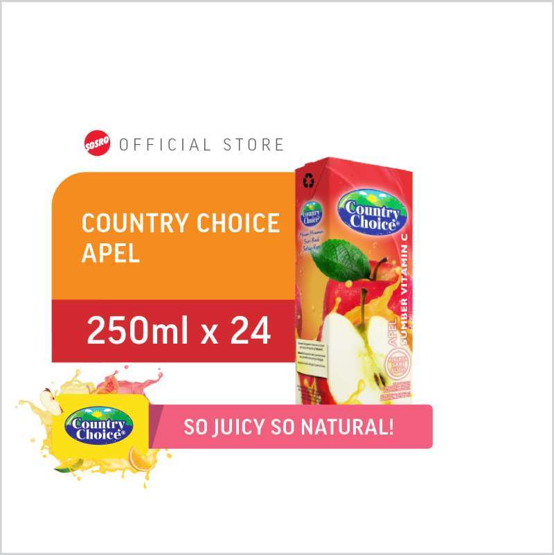 Jual Country Choice Apel Jus [250 Ml/kemasan Tetra] Di Seller Sosro ...