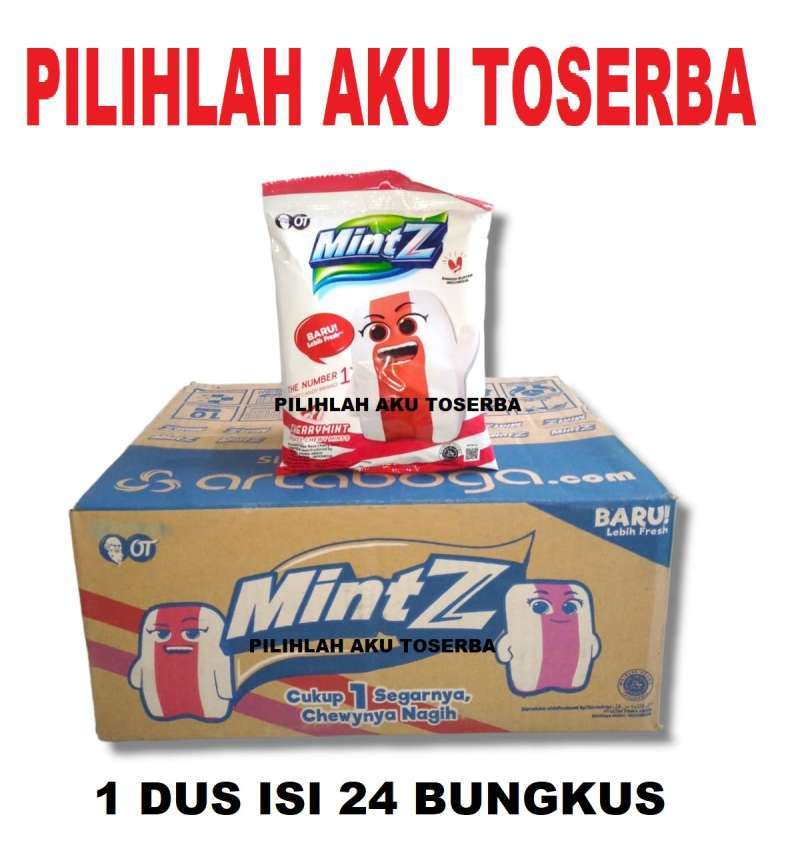 Promo Mintz Permen Chewy CHERRYMINT - ( HARGA 1 DUS ISI 24 bungkus ...