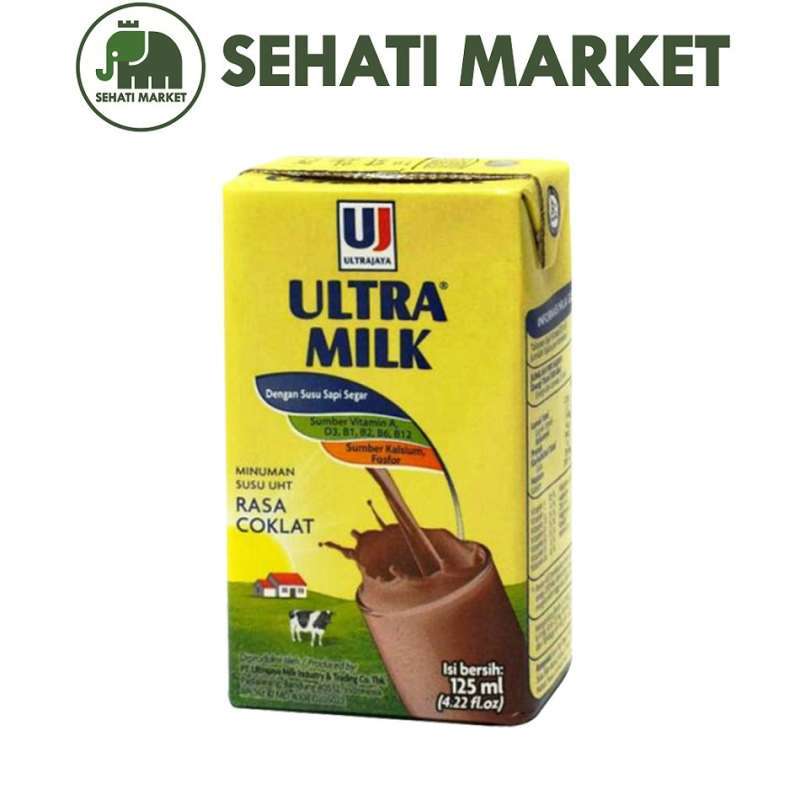 Jual Ultra Milk Susu Uht Rasa Cokelat 125ml Di Seller Sehati Market Official Store - Sehati ...