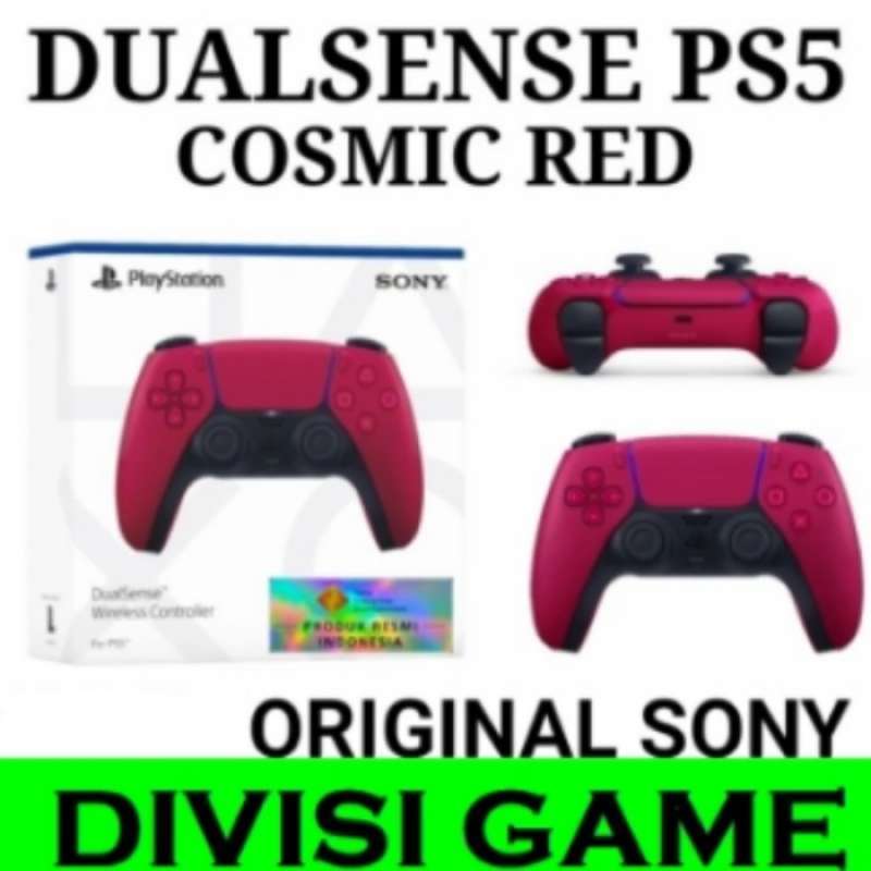 Jual Stik Ps5 Dualsense Cosmic Red Ps5 Wireless Controller Original Di ...
