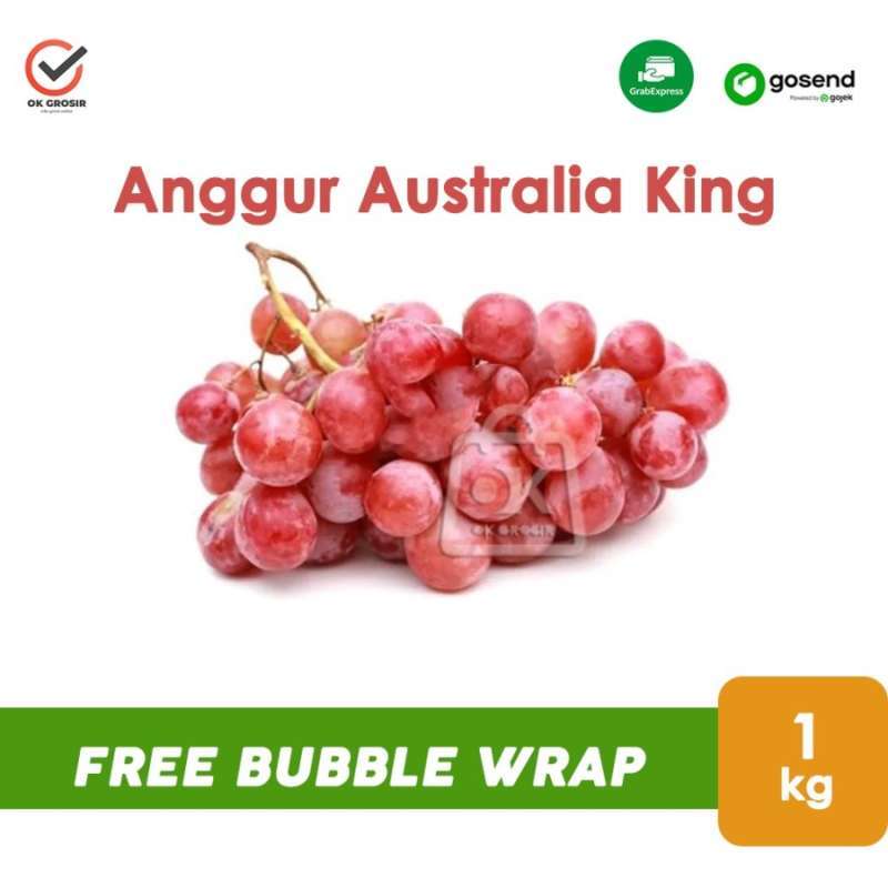 Jual Buah Anggur Merah Australia King KHUSUS INSTANT di Seller OKGROSIR ...