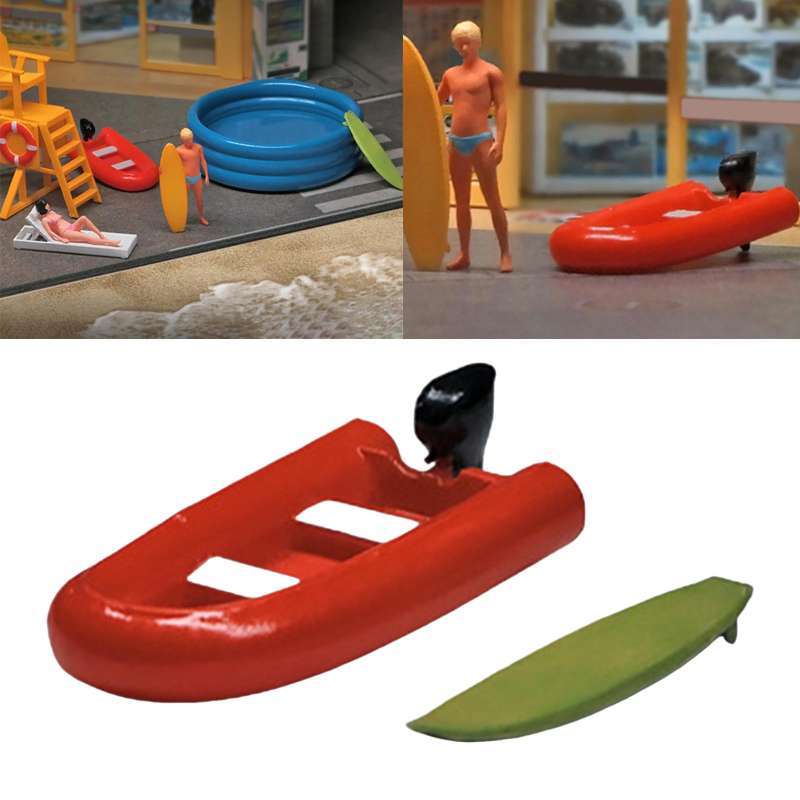 Promo 1/64 Scale Beach Model People Figures People Model for Layout ...