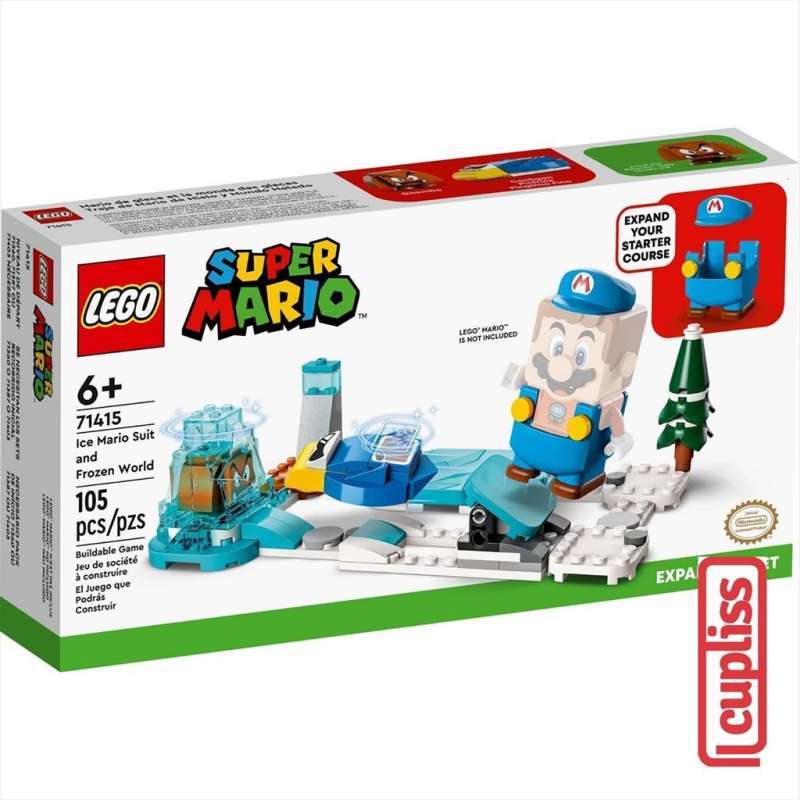 Promo LEGO Super Mario 71415 Ice Mario Suit and Frozen World Expansion ...