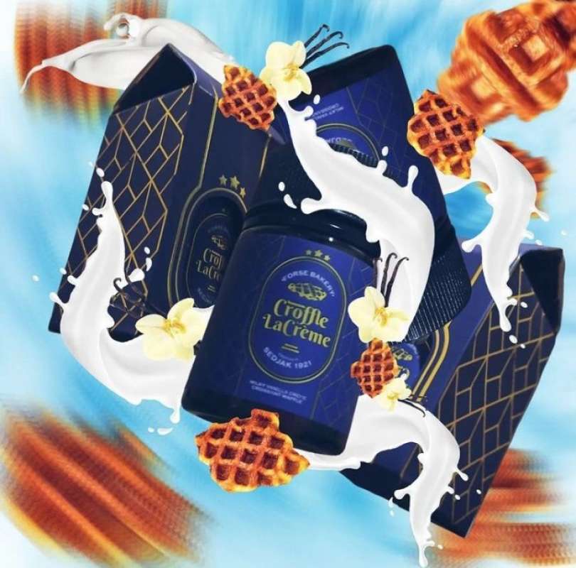 Promo CROFFLE LA CREME MILKY VANILLA CROISSANT Diskon 50% di Seller ...