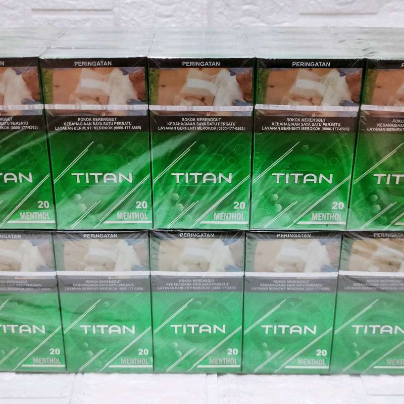 Promo Rokok Filter Titan Menthol 20 Batang Diskon 15% di Seller ...