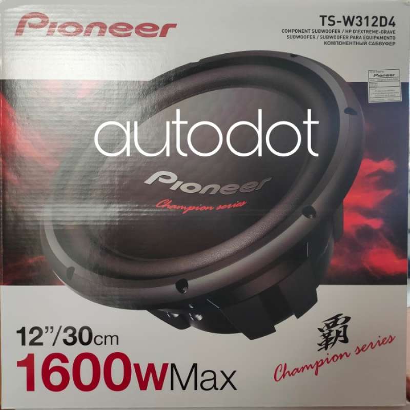 Promo Subwoofer Pioneer 12 Inch Ts W312D4 / Pioneer Subwoofer 12 In ...
